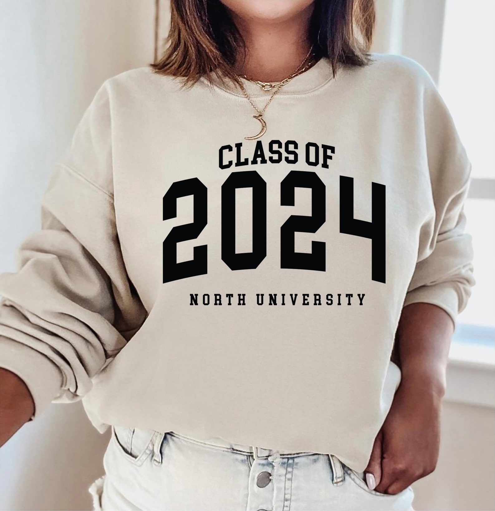 Personalized Graduation Year Hooded Sweatshirt - Personalized ...
