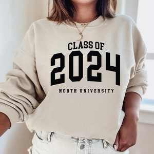 Personalized Graduation Year Hooded Sweatshirt - Personalized ...