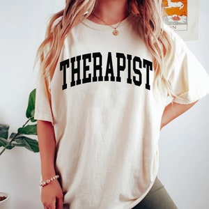 Comfort Colors Therapist Shirt Therapy Tshirt Counselor Shiirt Mental ...