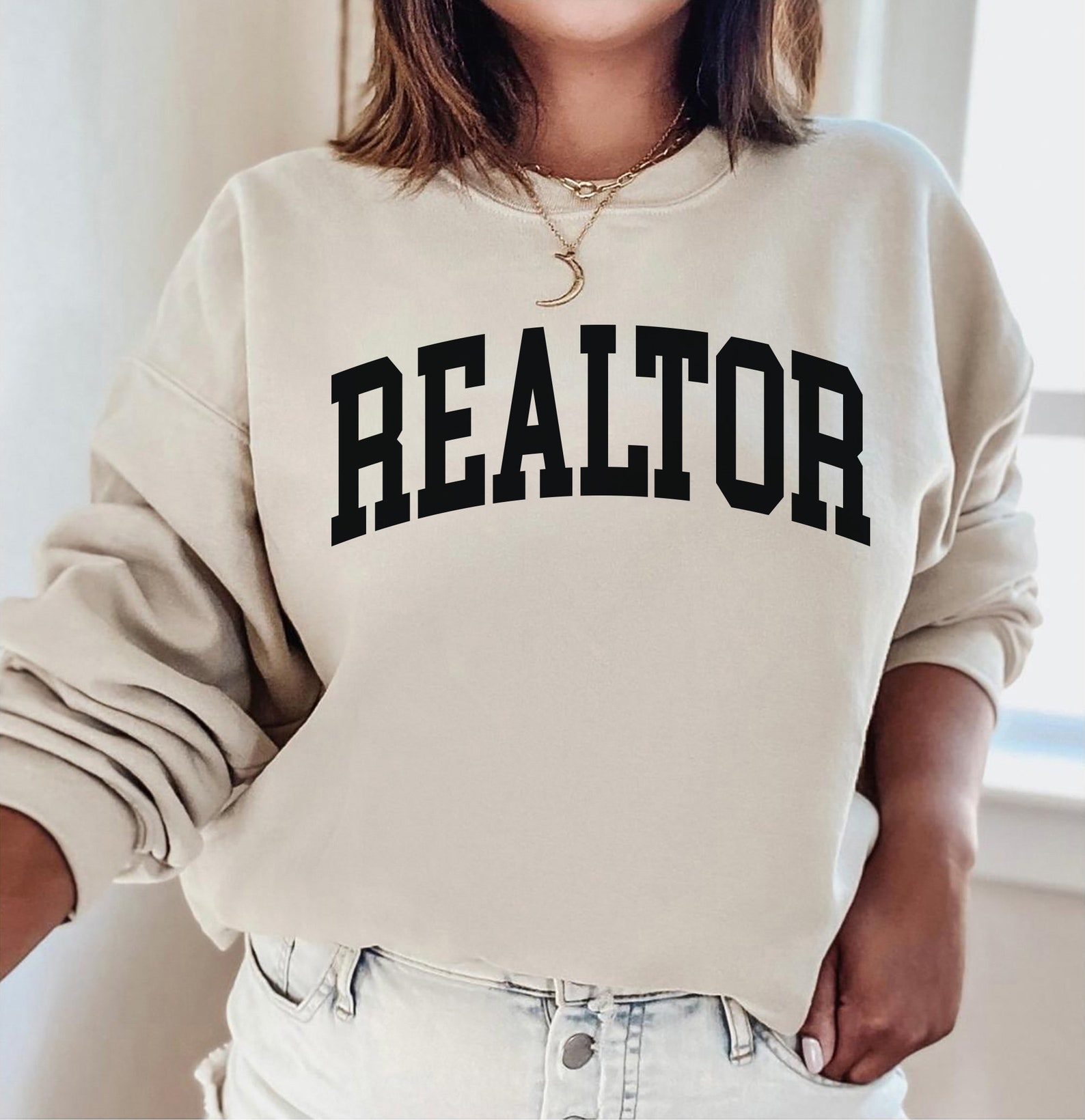 Realtor Sweatshirt, Real Estate Agent Sweatshirt, Realtor Crewneck ...