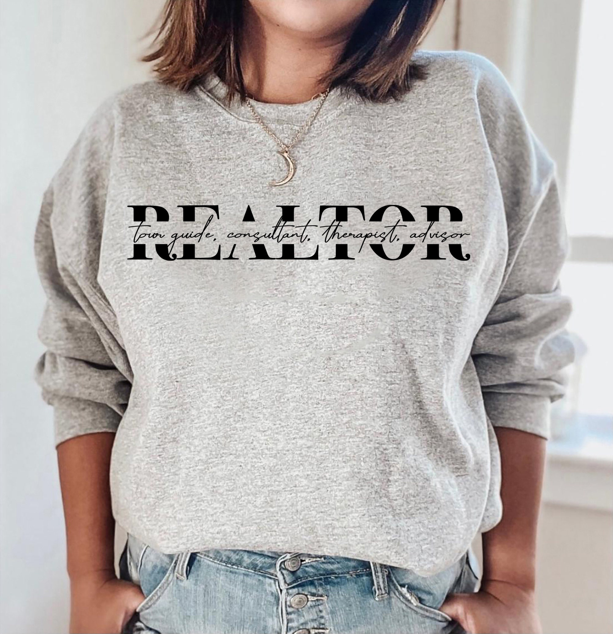 Realtor Sweatshirt, Real Estate Sweater ,realtor Shirt, Funny Real ...
