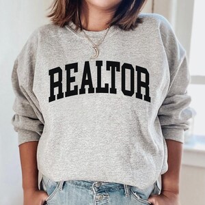 Realtor Sweatshirt, Real Estate Agent Sweatshirt, Realtor Crewneck ...