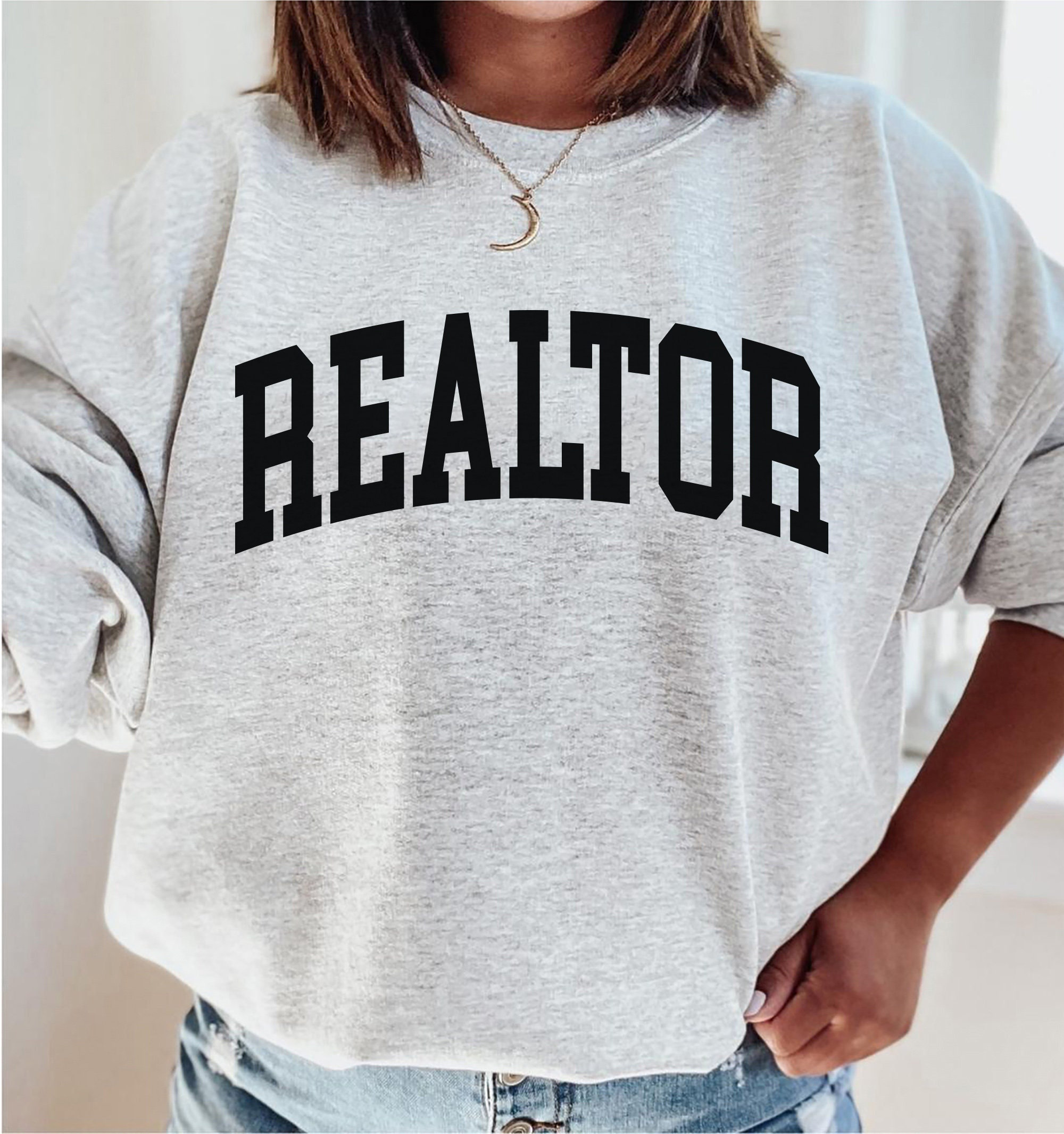 Realtor Sweatshirt, Real Estate Agent Sweatshirt, Realtor Crewneck ...