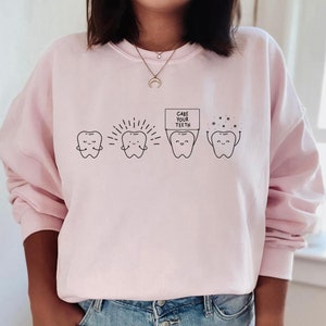 Dental Sweatshirt, Teeth Graphic, Dentist Gift - Etsy