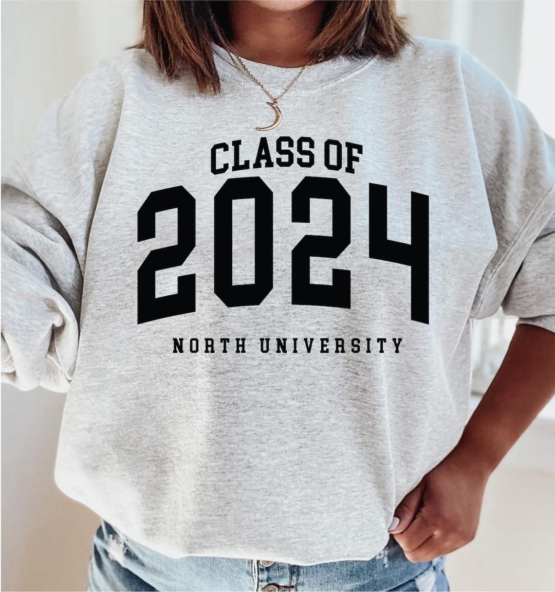 Personalized Graduation Year Hooded Sweatshirt - Personalized ...