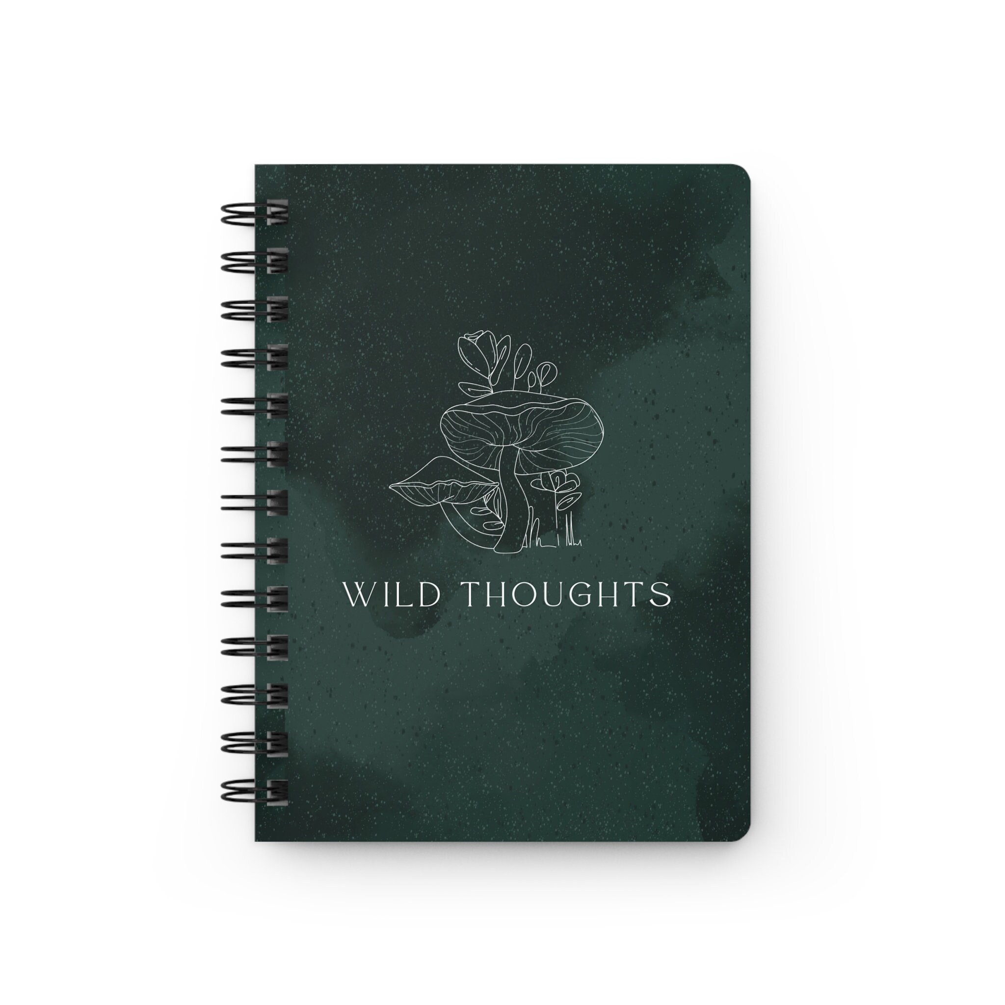 Shroom Themed wild Thoughts Journal, Diary, Notebook, Nature Log ...