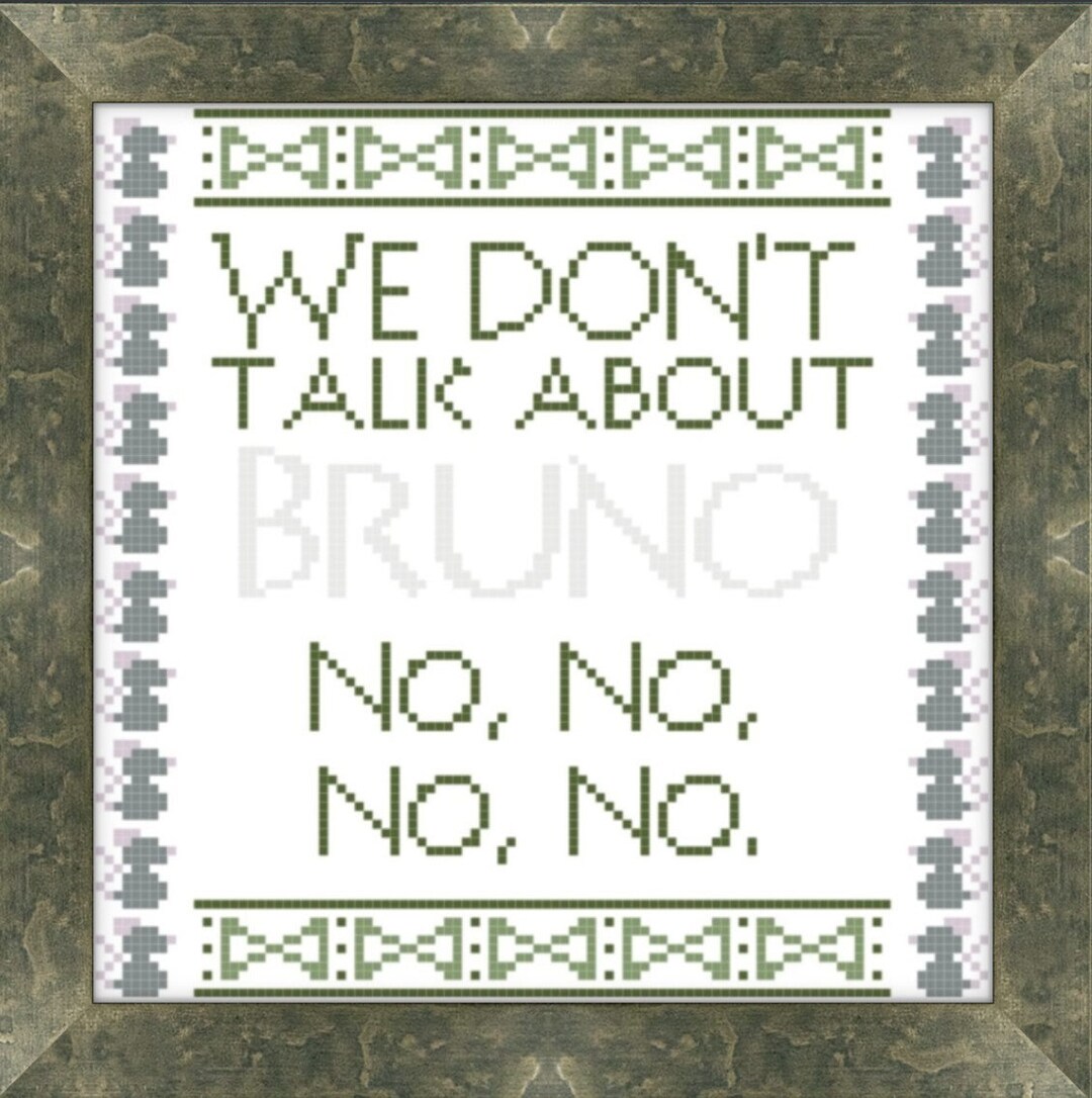 Bruno Cross Stitch Pattern - *PDF PATTERN ONLY* - Etsy