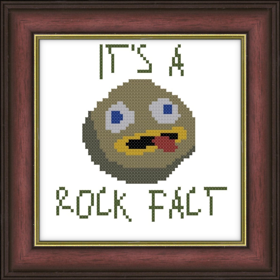 Rock Fact Cross Stitch Pattern - *PDF PATTERN ONLY* - Etsy