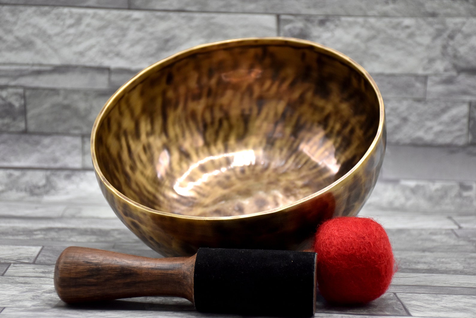 Authentic Handmade Tibetan Singing Bowl 9 Inch Hand Hammered Etsy