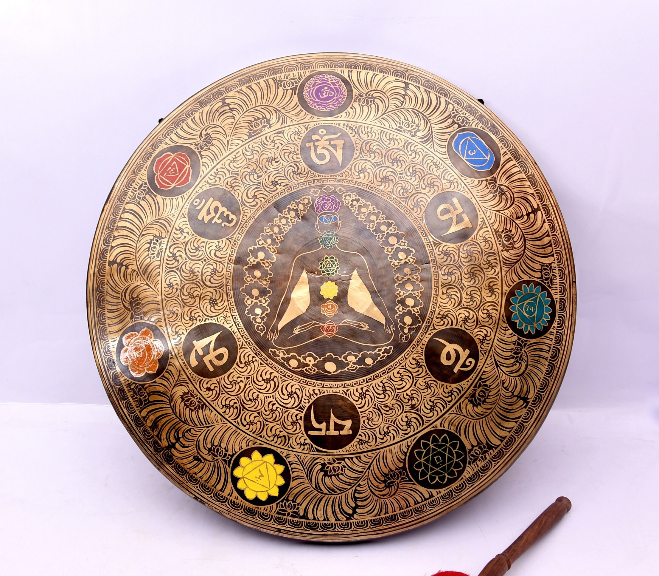 23" Gong-hand Crafted Gong-sound Therapy Gong-seven Chakra Gong ...