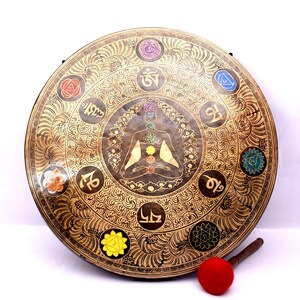 23" Gong-hand Crafted Gong-sound Therapy Gong-seven Chakra Gong ...
