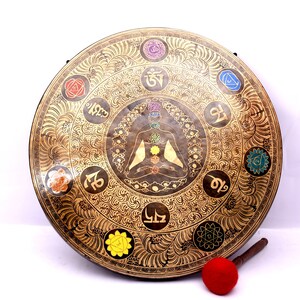 23" Gong-hand Crafted Gong-sound Therapy Gong-seven Chakra Gong ...