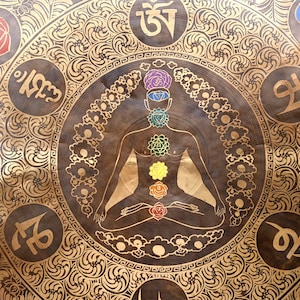 23" Gong-hand Crafted Gong-sound Therapy Gong-seven Chakra Gong ...