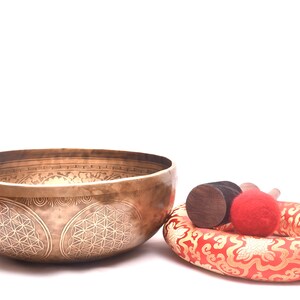 Extra Large Singing Bowl-super Fine Design Singing Bowl-flower of Life ...