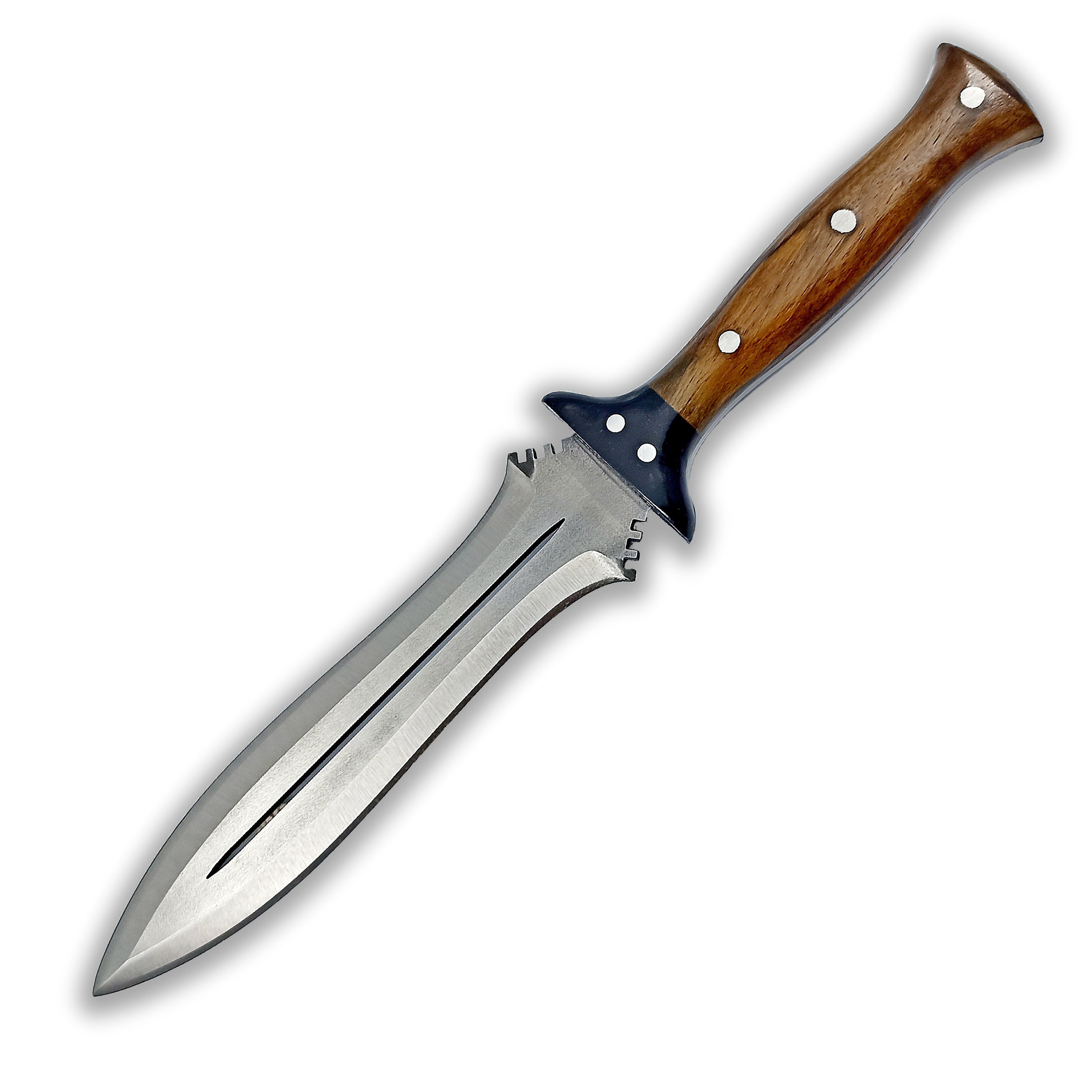 Handmade Full Tang Blade Dagger Knife With Leather - Etsy