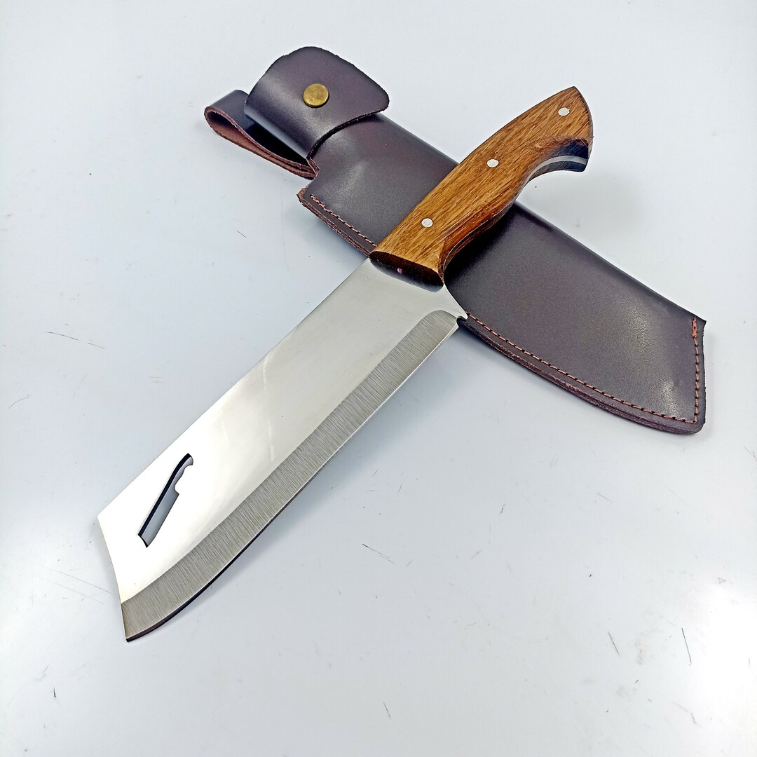 Personalized Handmade Tanto Knife: Walnut Wood Handle, Hunting Gift - Etsy