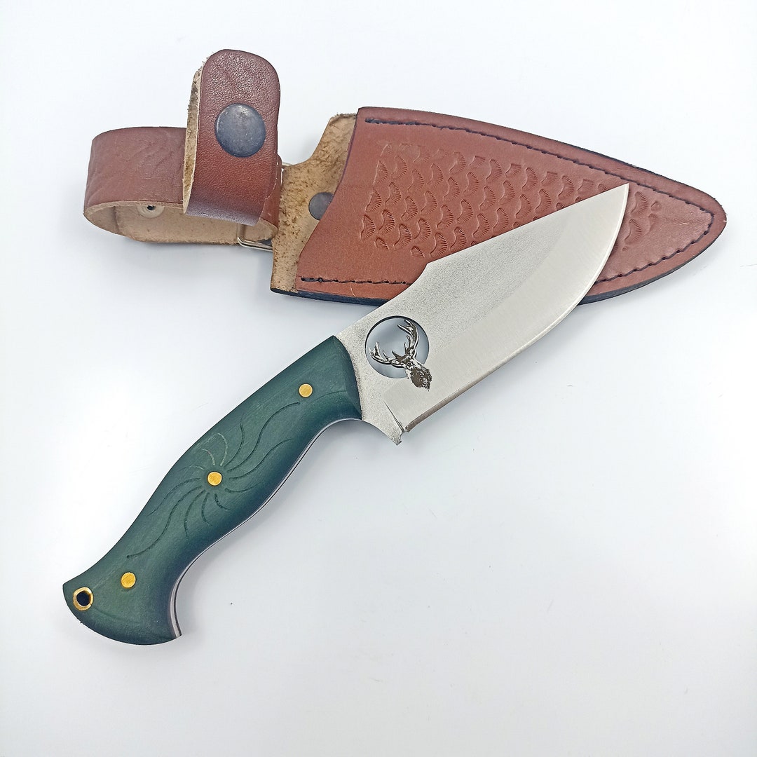 Handmade Custom Knife With Sheath, Bush Craft Knife, Personalized Knife ...