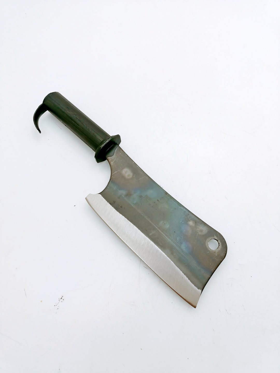 Custom Cleavers Handamde Carbon Steel Cleaver Black Blade Machete ...