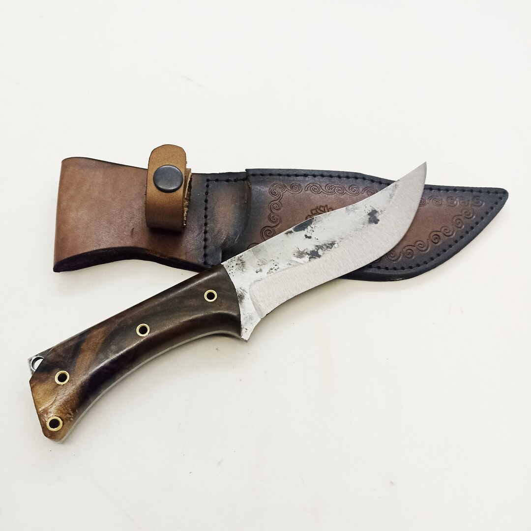 Forged Knife Handmade Hand Forged Knife for Men Hunting Knife and ...