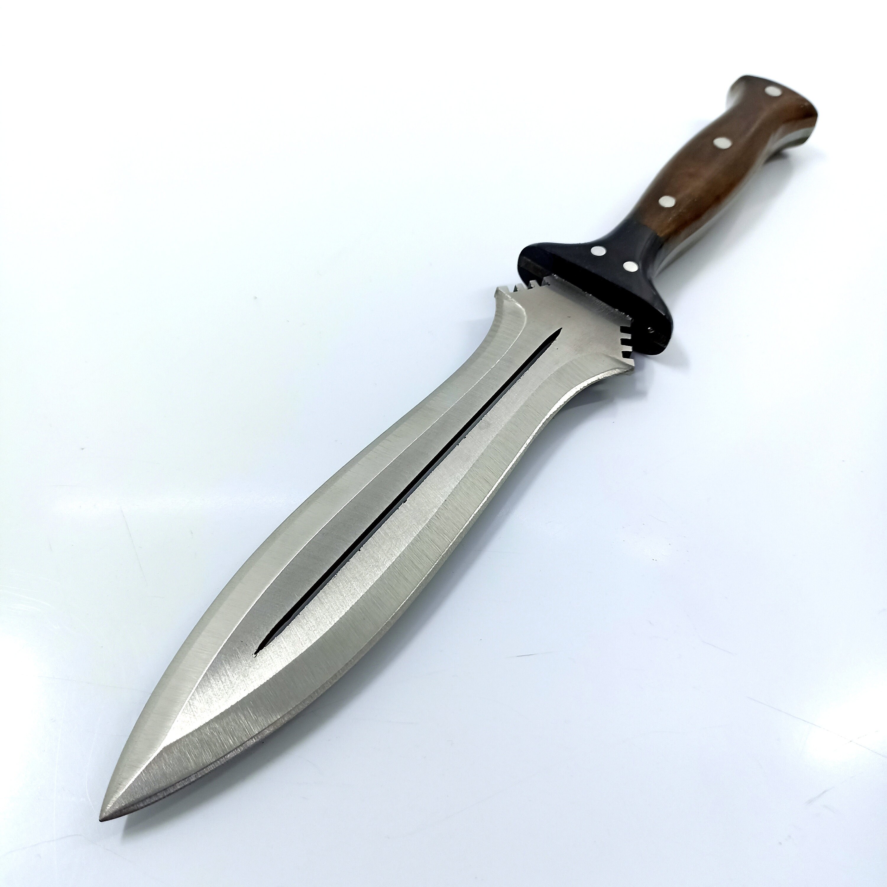 Handmade Full Tang Blade Dagger Knife With Leather - Etsy