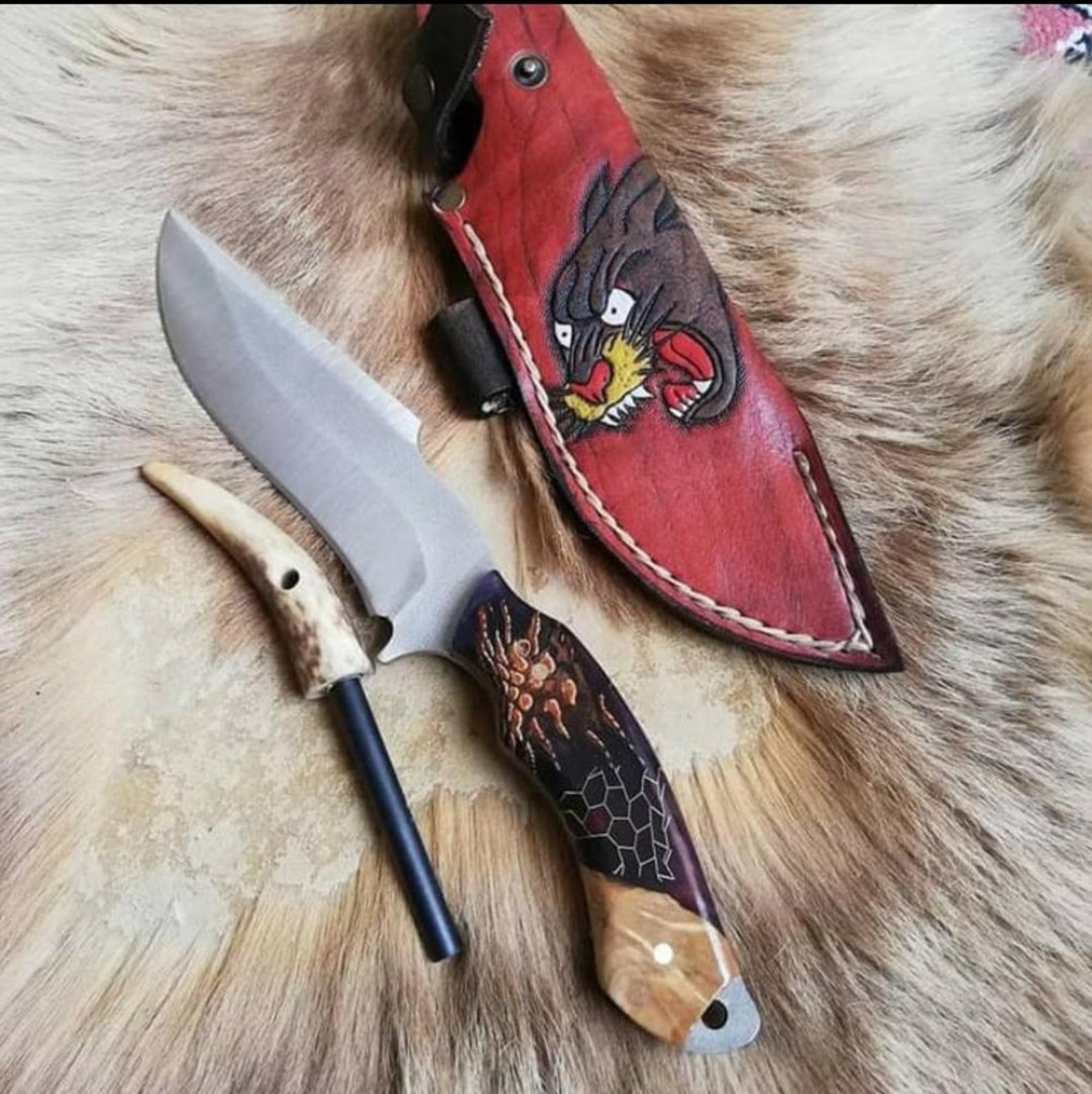 Custom Handmade Hunting Knife Groomsmen Proposal Handmade - Etsy