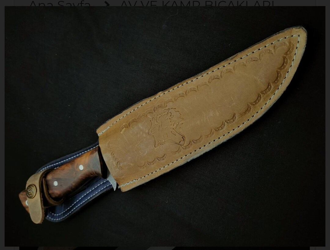 Engraved Hunting Knife Bushcraft Knife Camping Knife - Etsy