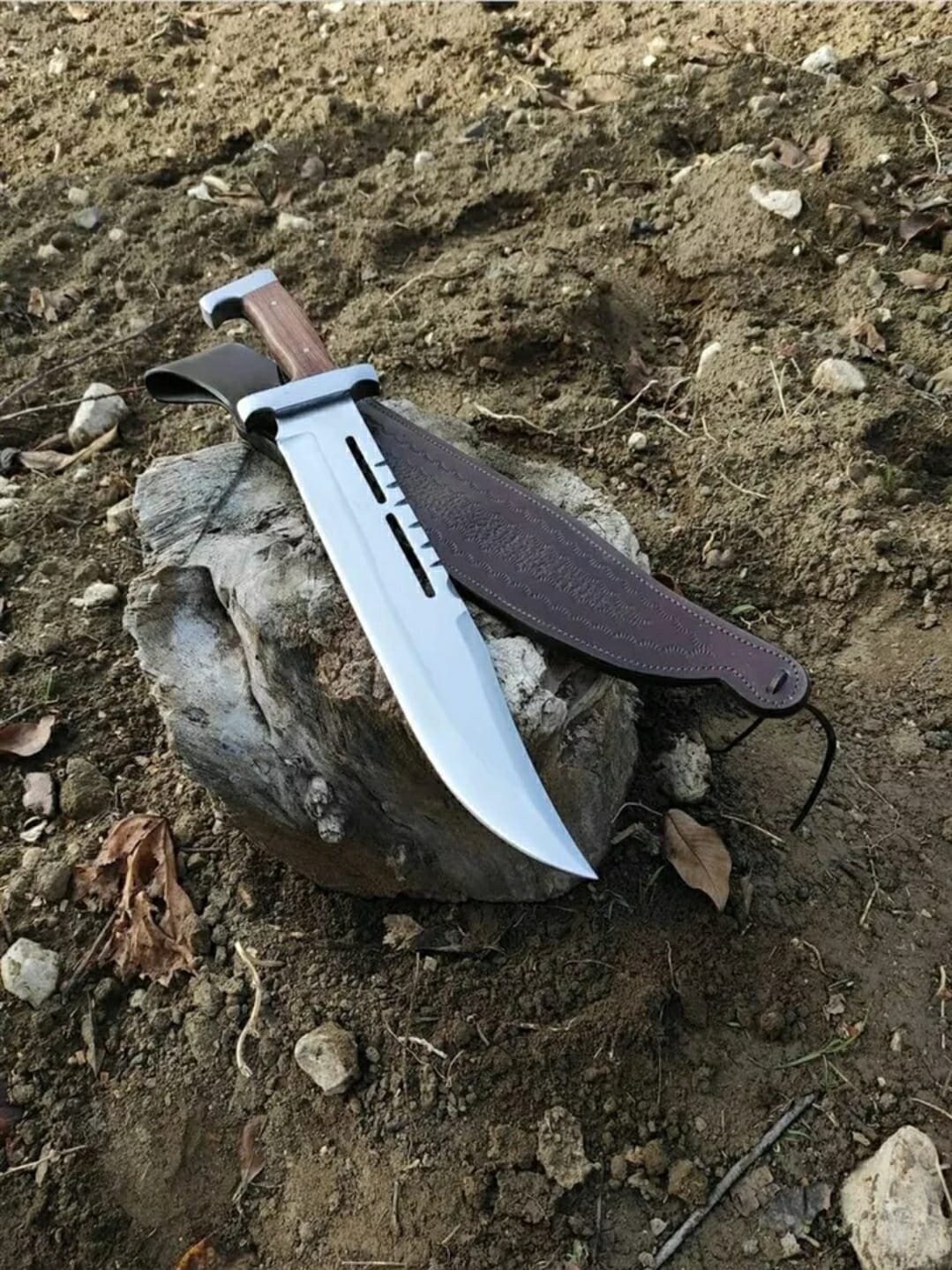 Handmade Big Rambo Knife-german Steel Hunting | Etsy