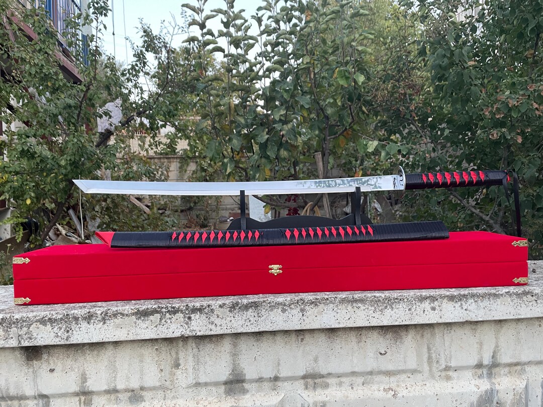 35 " Handmade Japanese Style Custom Sword Gifts for Man Samurai Katana ...