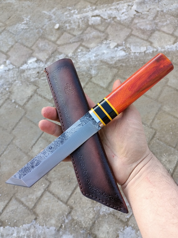 Handmade Japanese Tanto Knife-forged Steel Tanto Knife With | Etsy