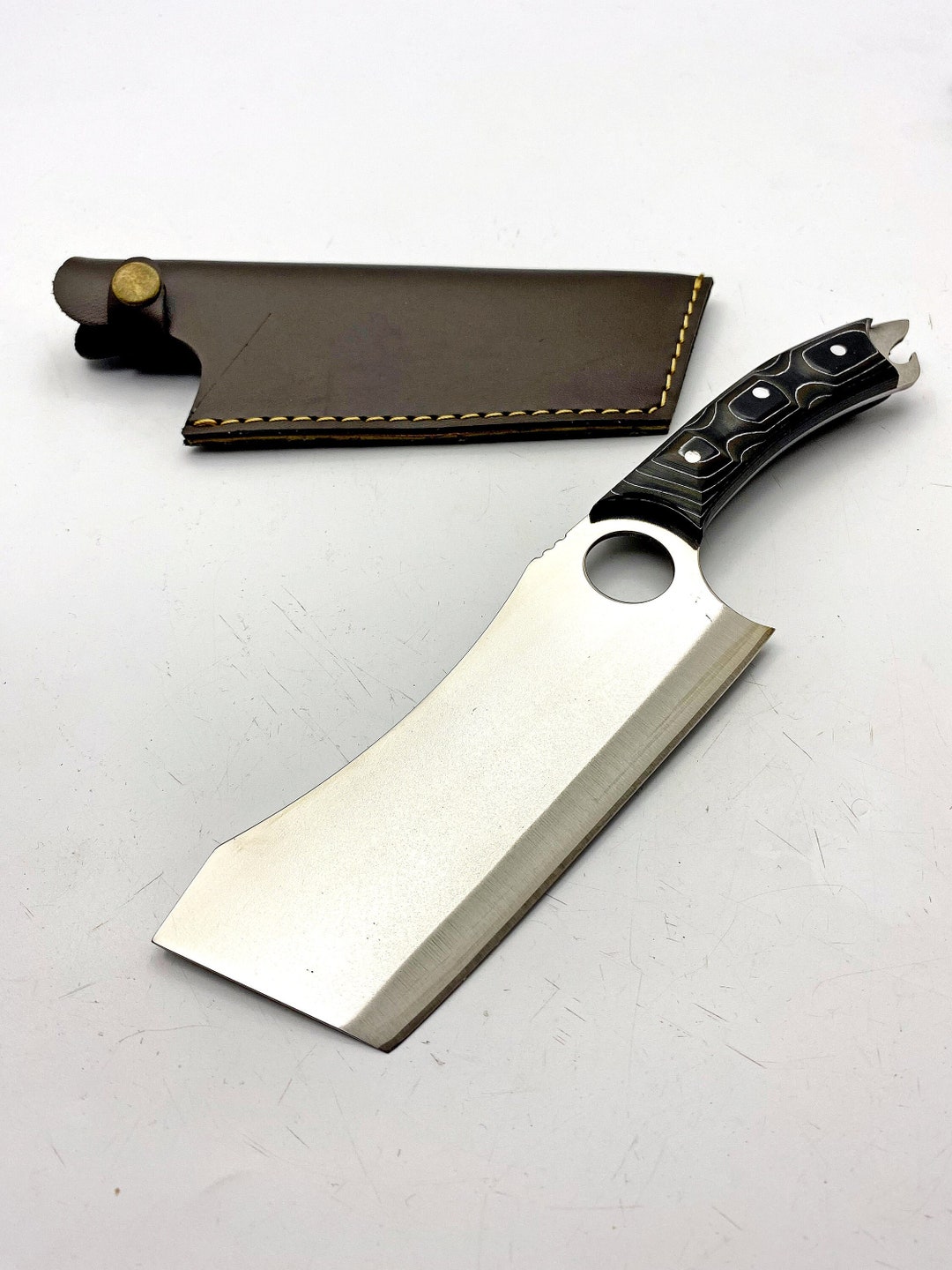 Handmade Cleaver Knife Kitchen Knife Chef Knife Custom Gifts for Men ...