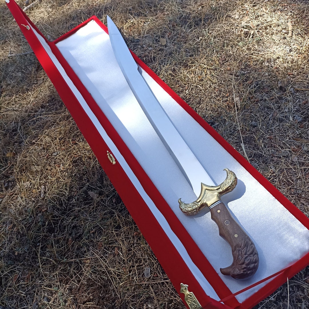 Custom Eagle Head Handle Sword With Giftbox , Personalized Gift for Men ...