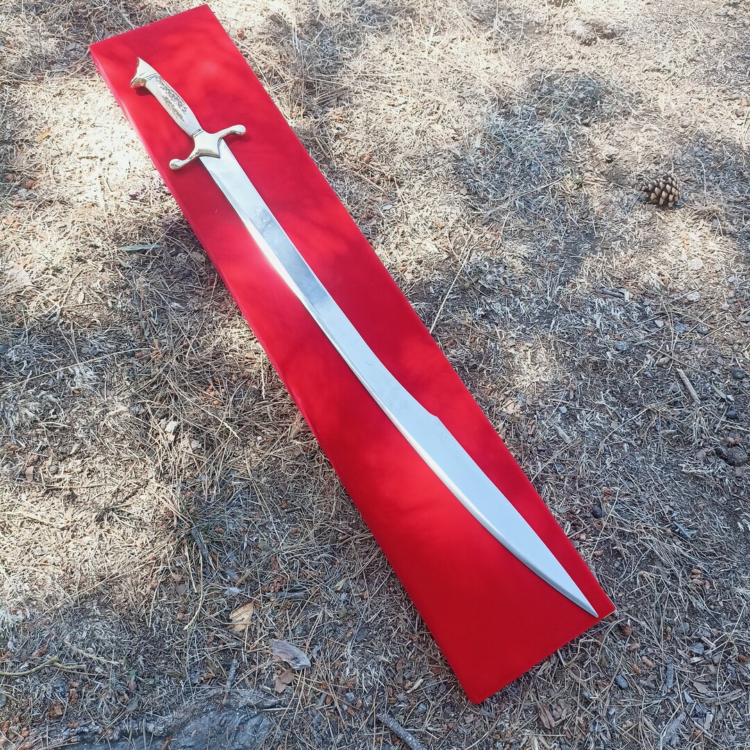 Stag Antler Handle Custom Sword With Giftbox , Custom Gift for Men, Art ...