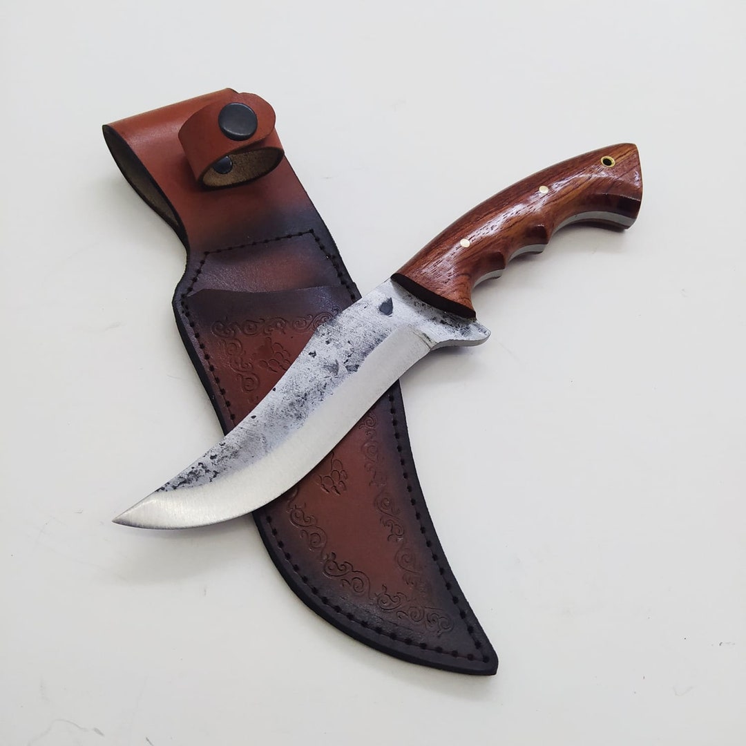 Handmade 5160 Forged Steel Knife Skinner Hunting Knife Father Gift İdea ...