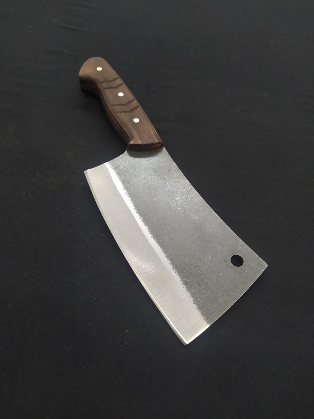 Meat Cleaver Vegetable and Butcher Knife, German High Carbon Stainless ...