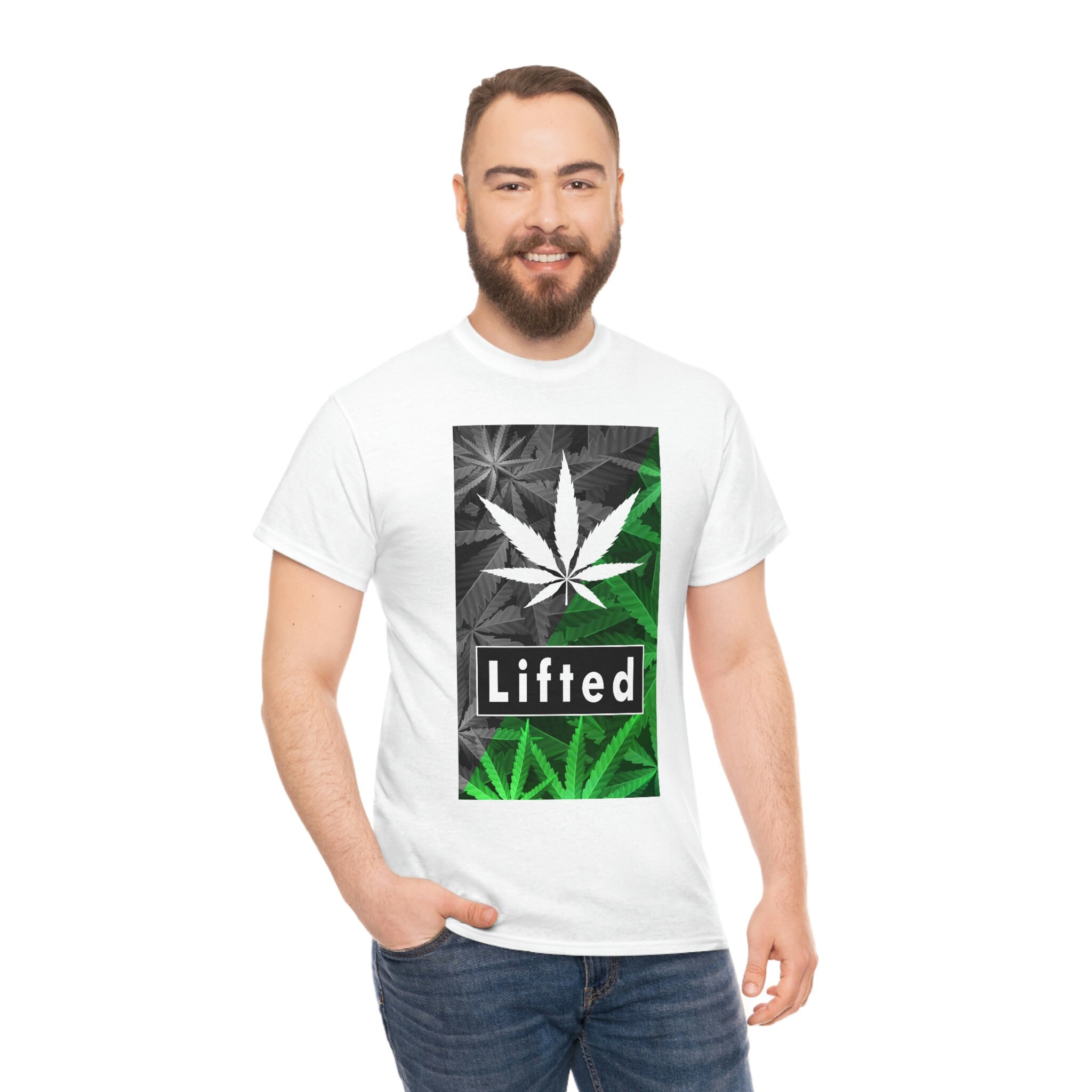 Lifted Shirt, Marijuana Leaf T Shirt, Weed Shirt, Pot Shirt, Gifts for Stoners, Stoned Shirt ...