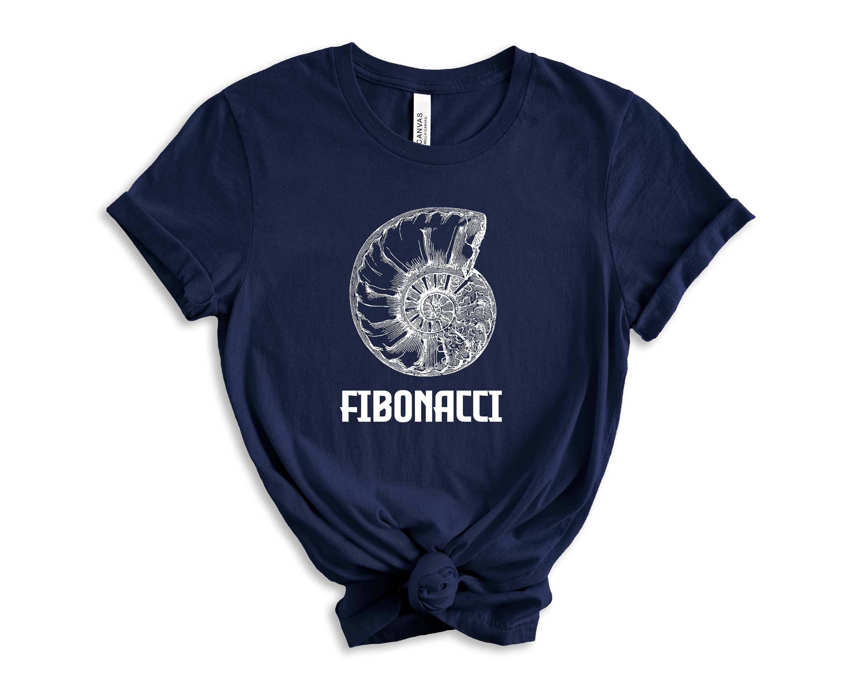 Fibonacci Spiral Shirt, Golden Ratio Shirt, Fibonacci Sequence Shirt ...