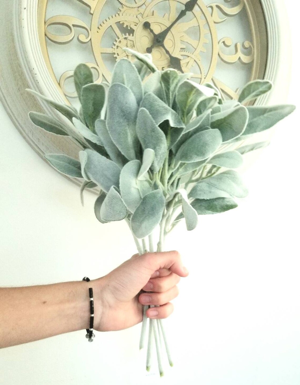 Lambs Ear Greenery, Lambs Ear Evergreen, Faux Lambs Ear, Wedding ...