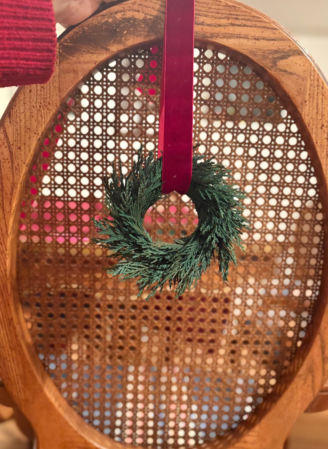 Mini Cedar Wreath, Table Place Settings, Tea Light Holder, Cupboard ...