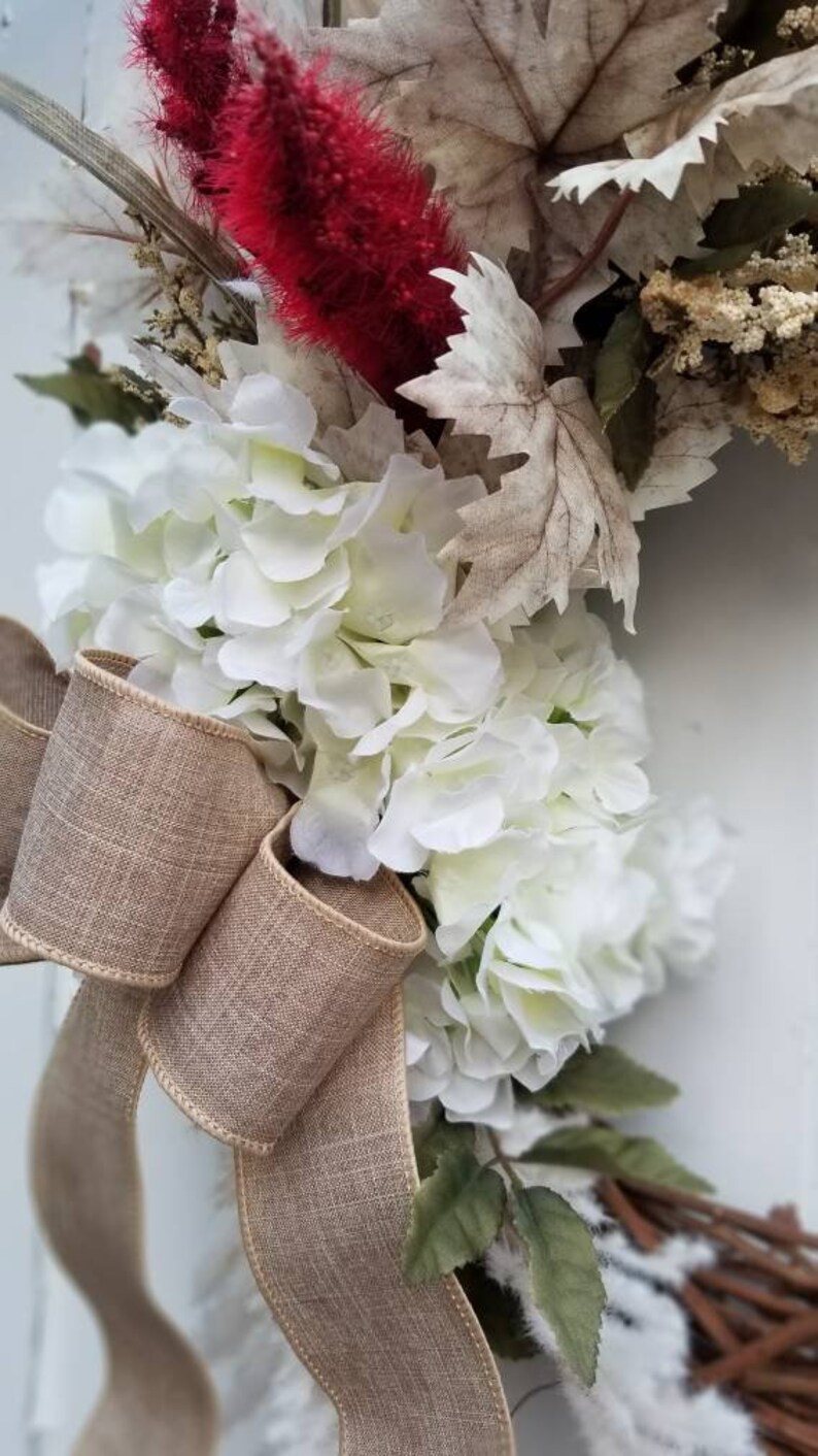 Beige Fall Wreath, Harvest Wreath, Wreath for Fall, Neutral Fall Wreath ...