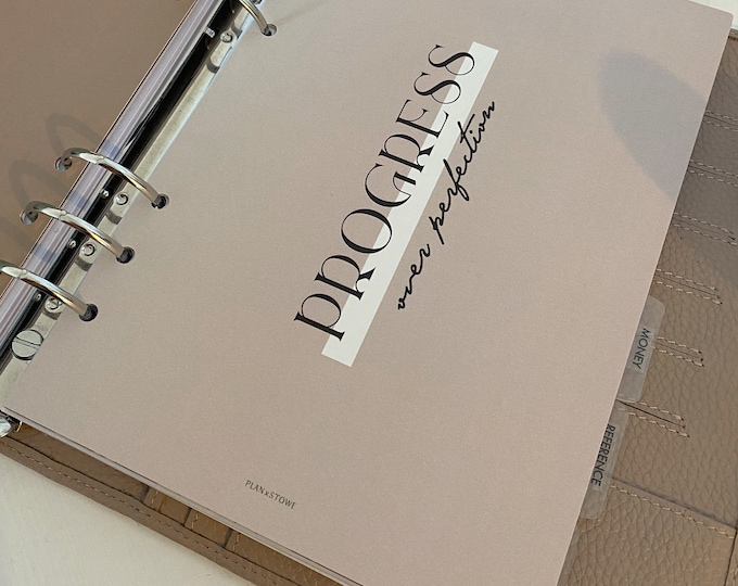 Planner Dashboard | PROGRESS | Pocket, Personal, A6, A5, Discbound ...