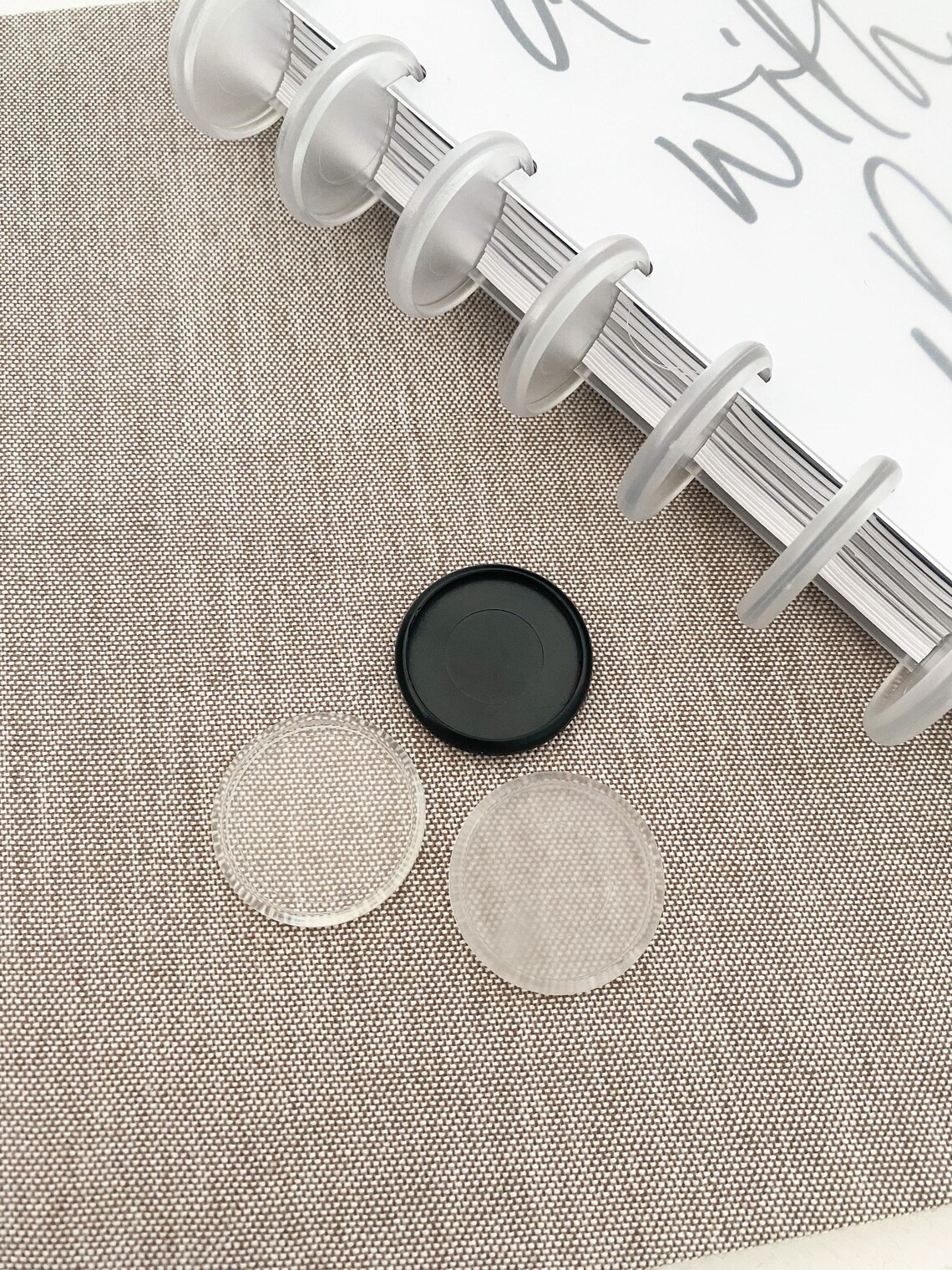 A5 Discbound Cover Set | Glossy & Frosted Clear Plastic Covers With ...