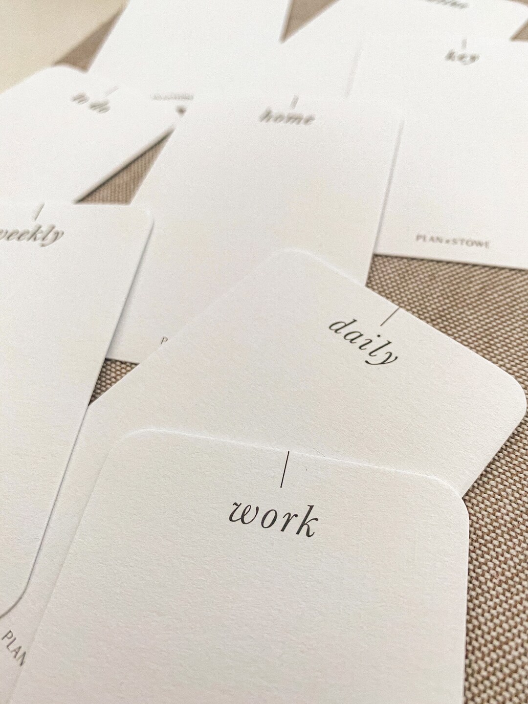 Planner Task Cards Key, Daily, Weekly, Monthly, Home, Work, Routine, to ...