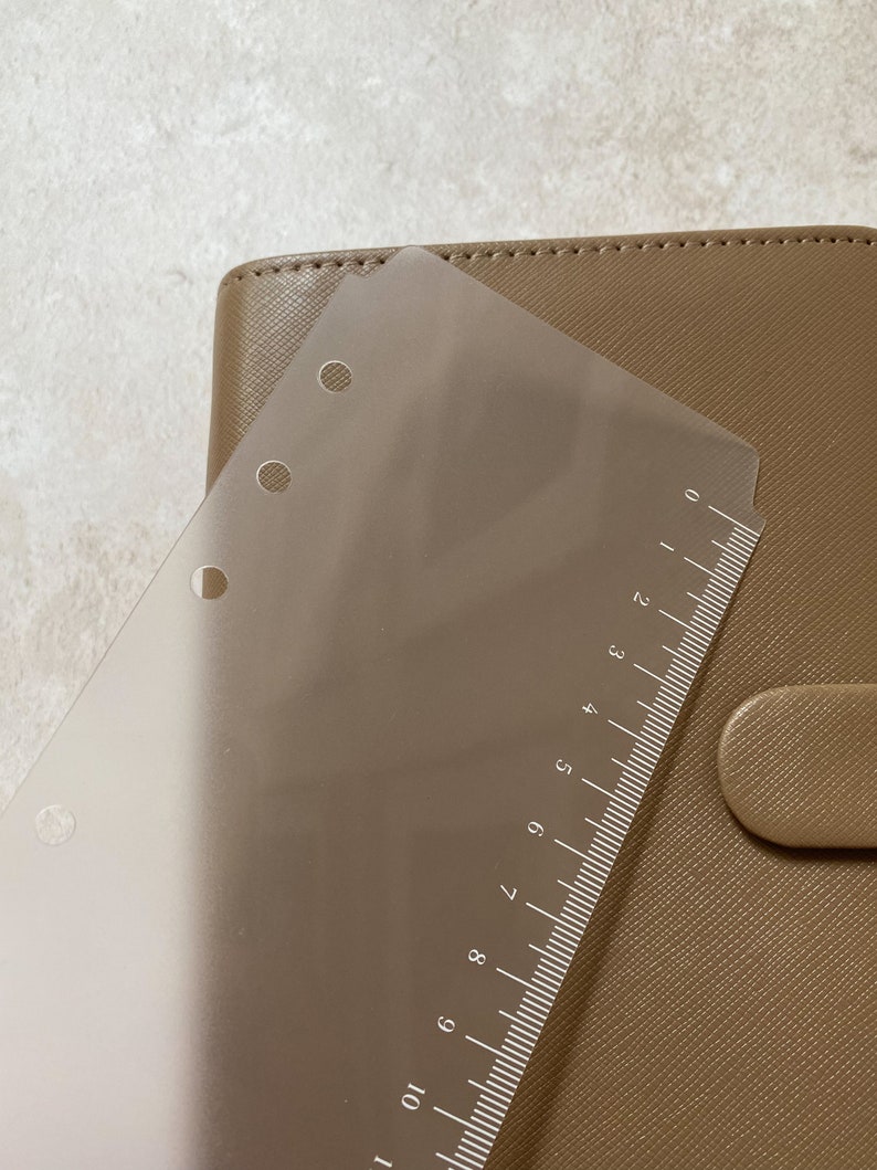 Ruler Page Marker Pocket Personal A6 A5 Discbound - Etsy UK