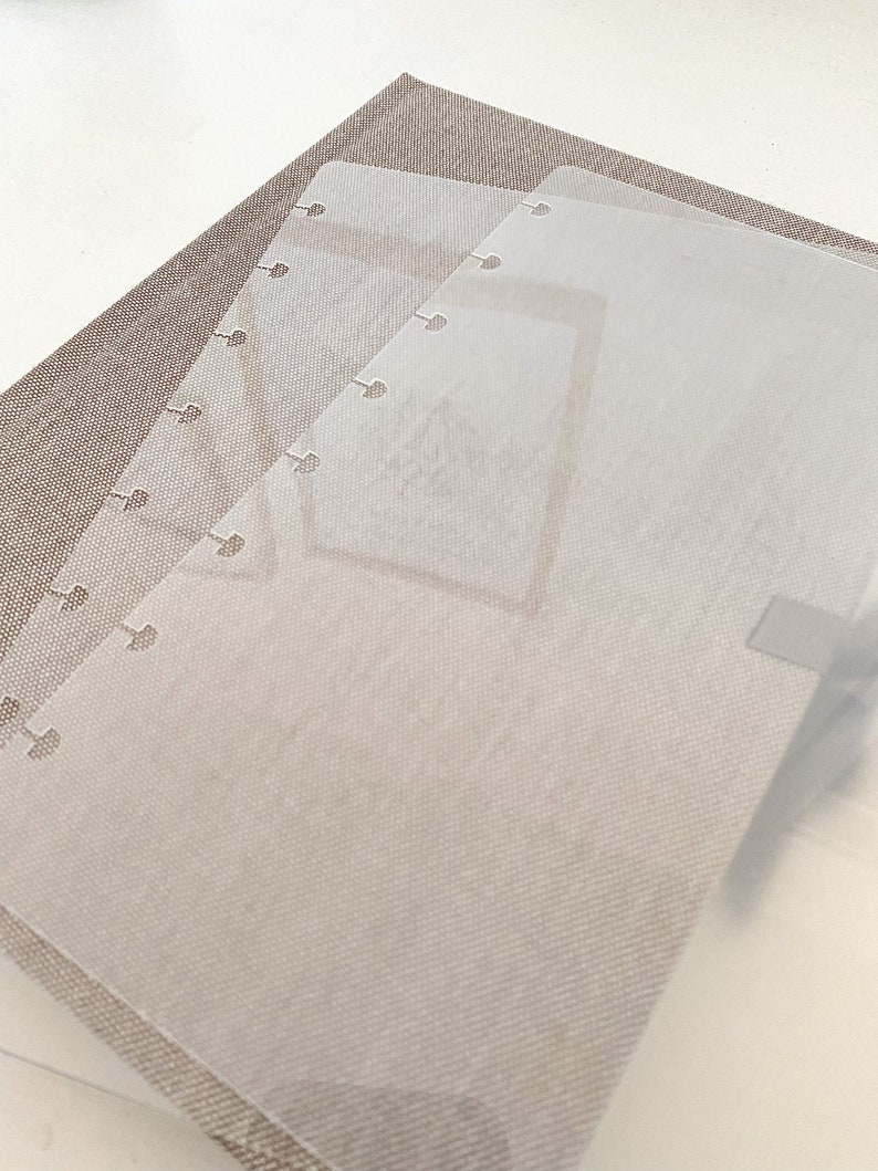 A5 Discbound Cover Set | Glossy & Frosted Clear Plastic Covers With ...
