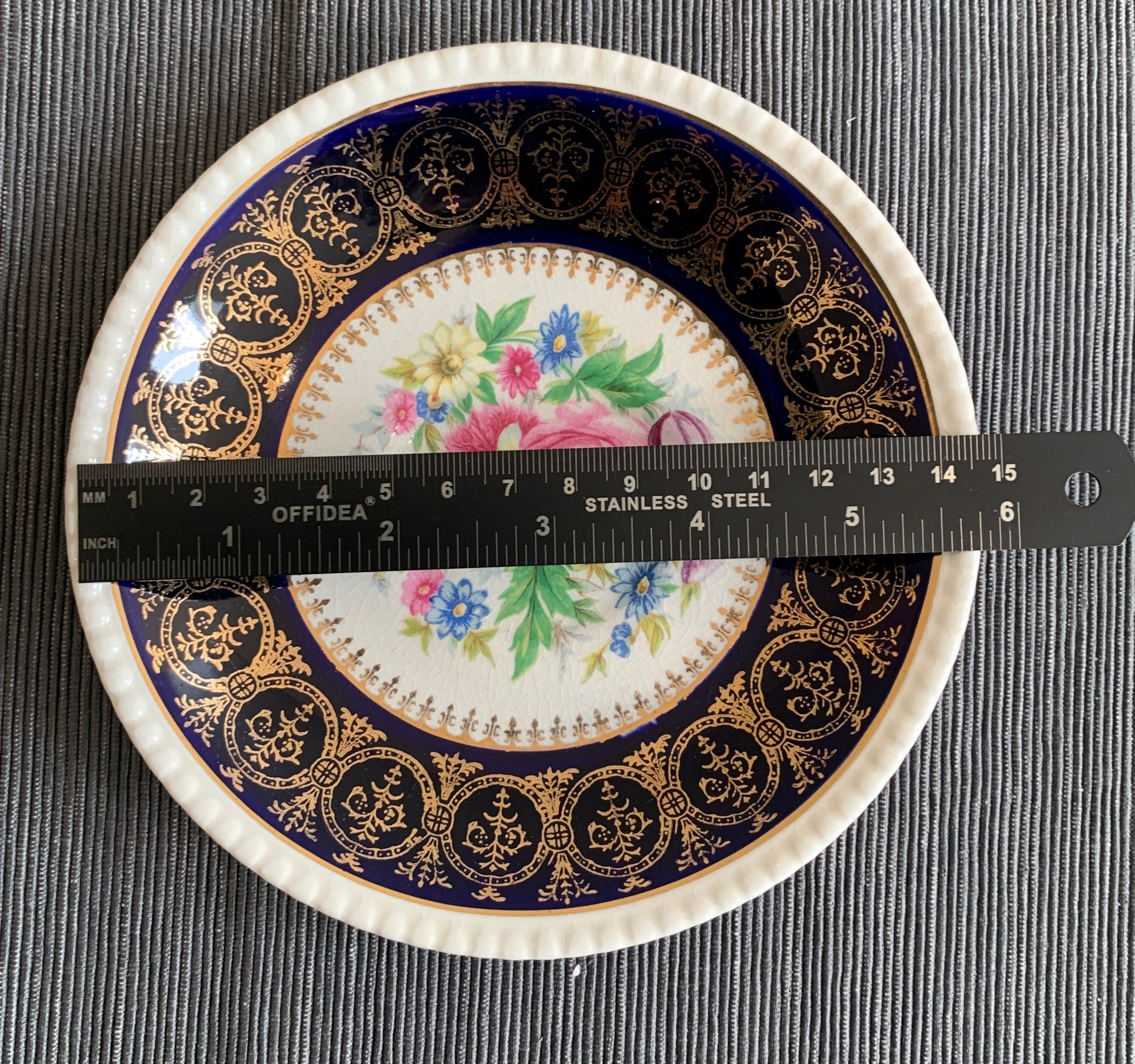 Vintage Simpson Pottery Solian Ware cobalt blue bowl | Etsy