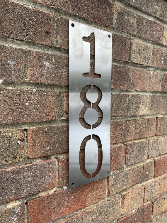 Mild Steel House Sign House Number Sign Metal House Sign - Etsy