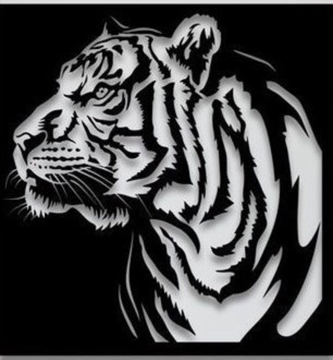 Metal Tiger Wall Art Laser Cut Metal Wall Art Etsy metal-tiger-wall-art-laser-cut-metal-wall-art-etsy