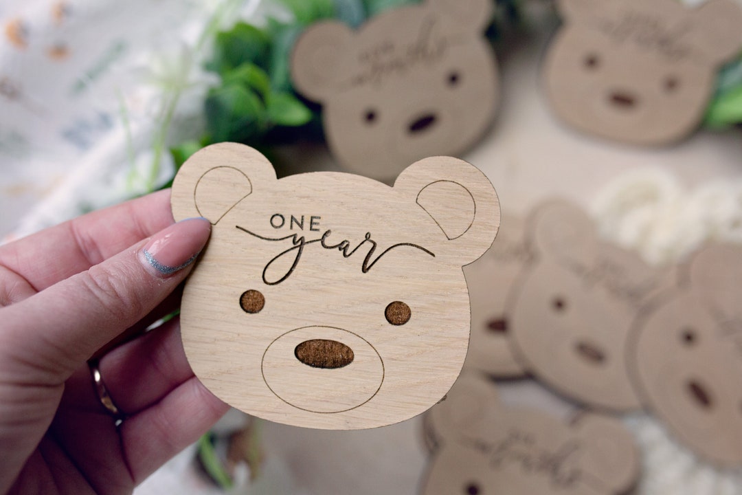 Baby Milestone Disc Set | Hello World Milestone Cards | Newborn Gift ...