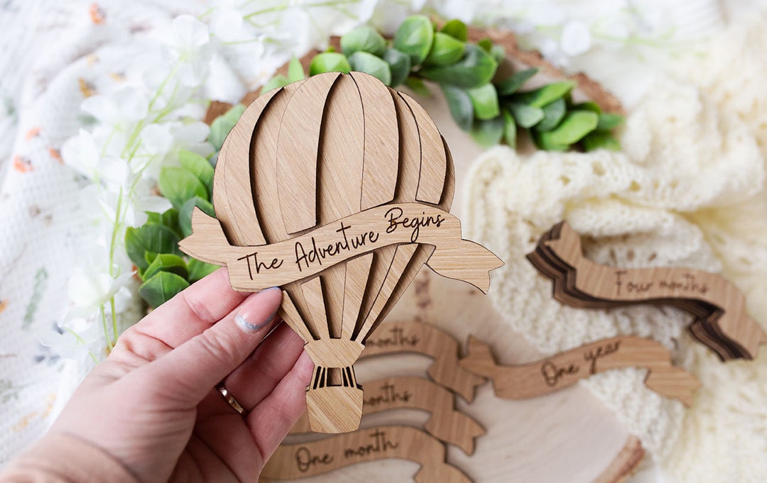 Baby Milestone Disc Set | Hello World Milestone Cards | Newborn Gift ...