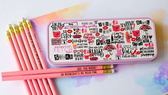 Mean Girls Pencil Case Stationary Tin Back to School Gift - Etsy